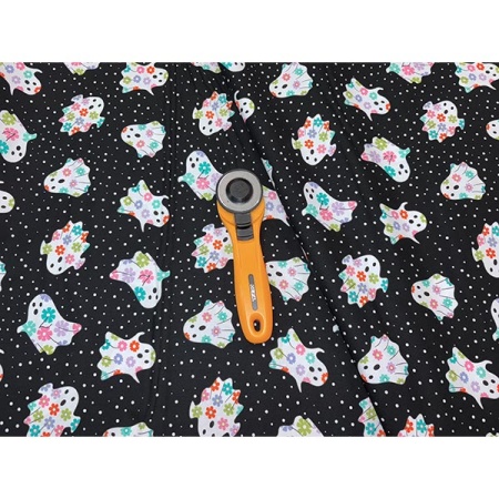 22480-23 dancing ghosts night - Moda Fab-Boo-Lous