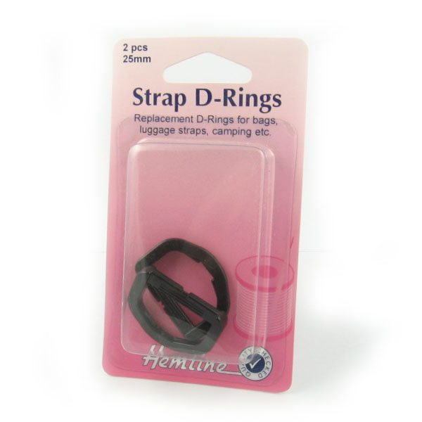 25mm plastic strap D-rings