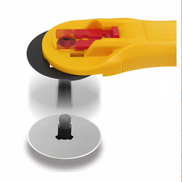 Olfa 28mm rotary cutter with quick blade change system