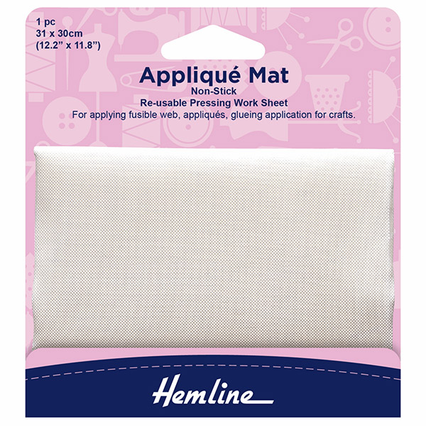 Reusable non stick applique mat