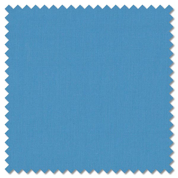 Plain sea blue cotton patchwork fabric