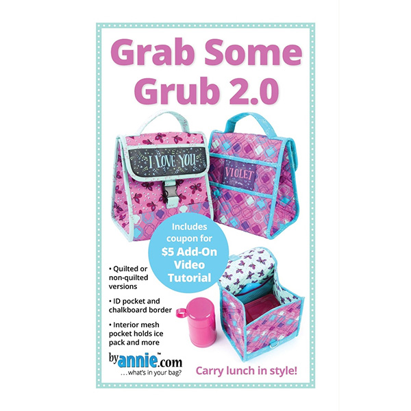 ByAnnie Grab Some Grub 2.0 bag pattern