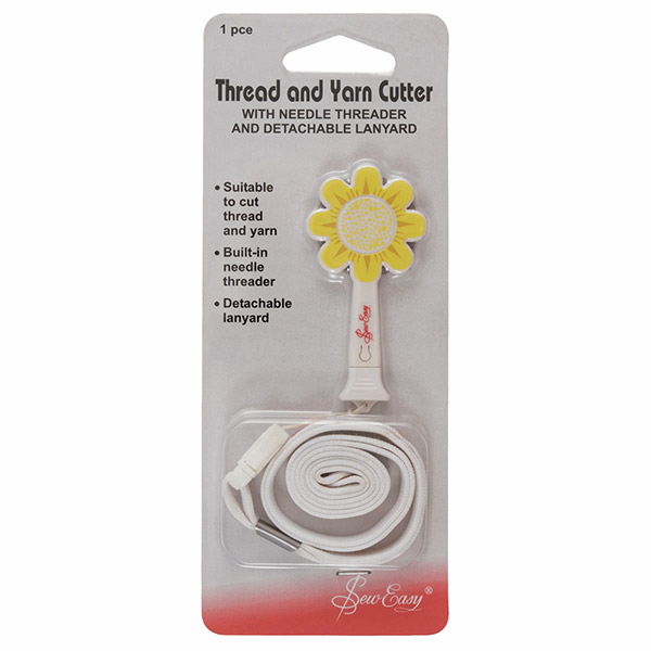 Daisy thread cutter & needle thread with detachable lanyard