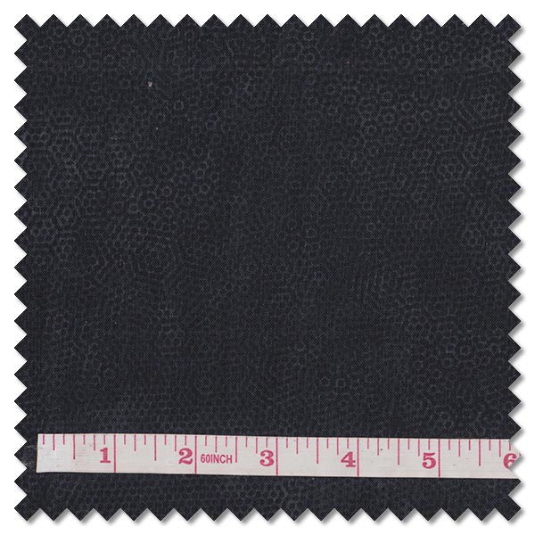 Makower Dimples 1867-K1 charcoal patchwork fabric