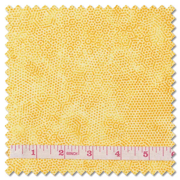 Makower Dimples 1867-Y3 sunny patchwork fabric