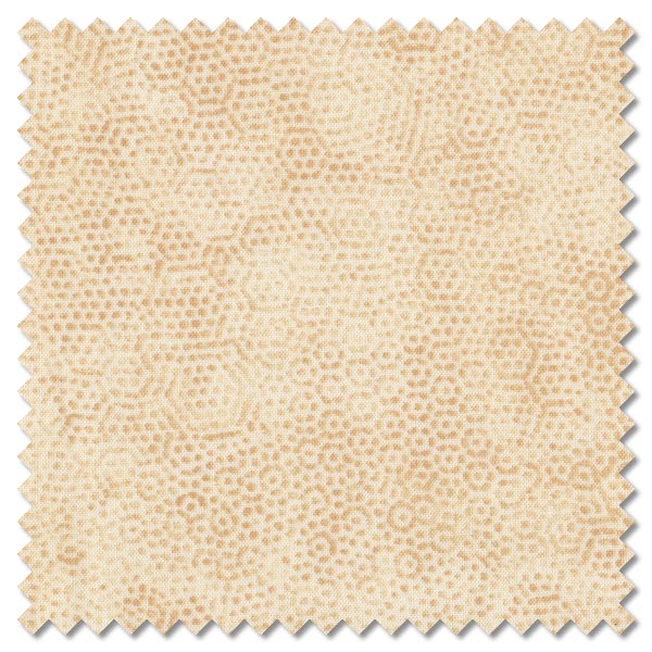 Makower Dimples 1867-YL sand patchwork fabric