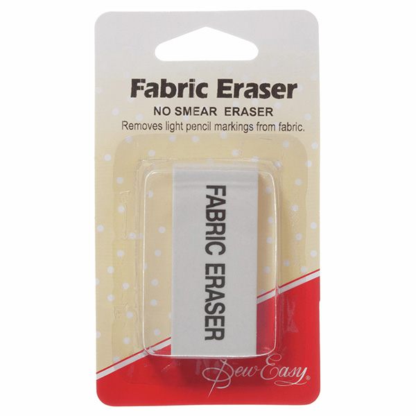 Fabric eraser for fabric marker pencils
