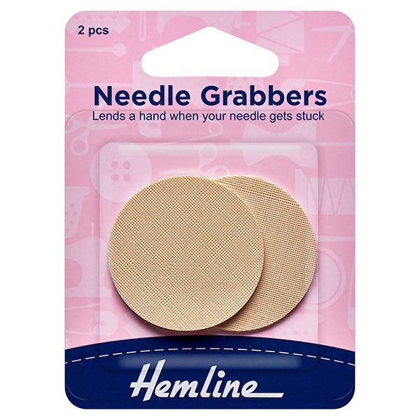 Rubber needle grabbers