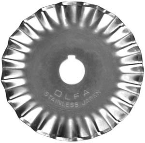 45mm rotary cutter pinking blade, Olfa