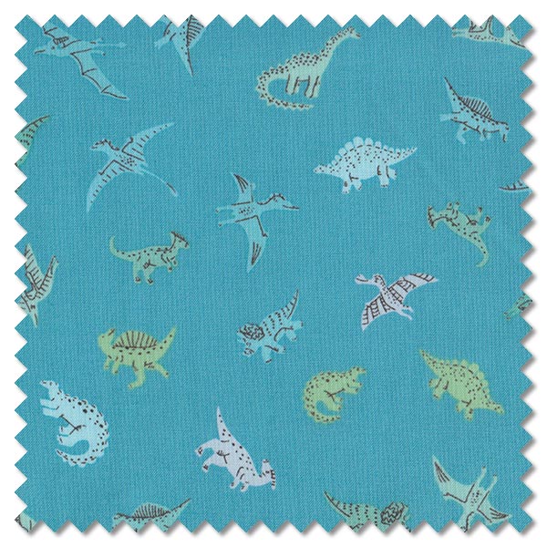 168-B pals blue - Makower Prehistoric