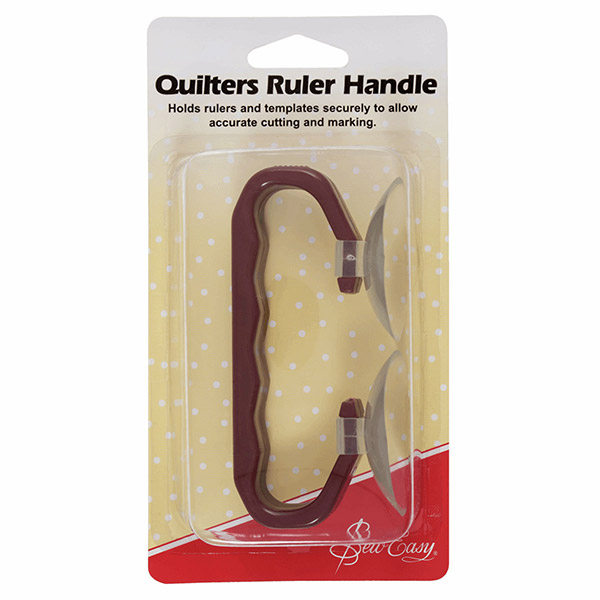 Quilt ruler handle for quilting rulers
