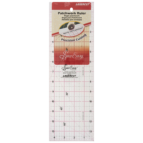 Sew Easy quilting ruler 4.5 inch x 14 inch - Pelenna Patchworks