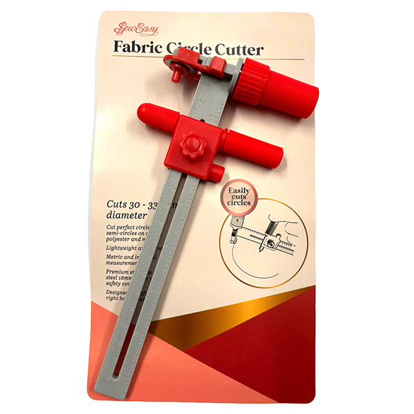 Sew Easy Fabric Circle Cutter - Pelenna Patchworks