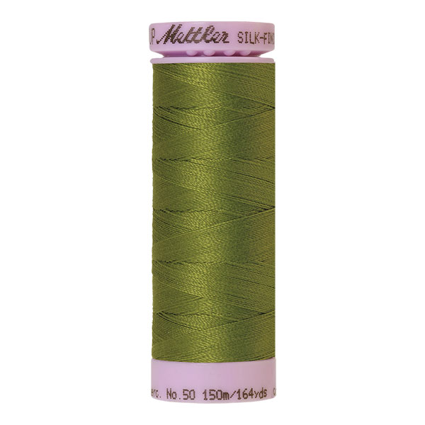 0882 Moss green Mettler Silk Finish Cotton 50 sewing thread, 150m ...