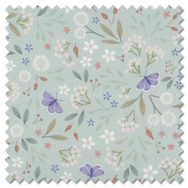 CC57-1 floral odyssey misty jade - Lewis & Irene Sky Garden