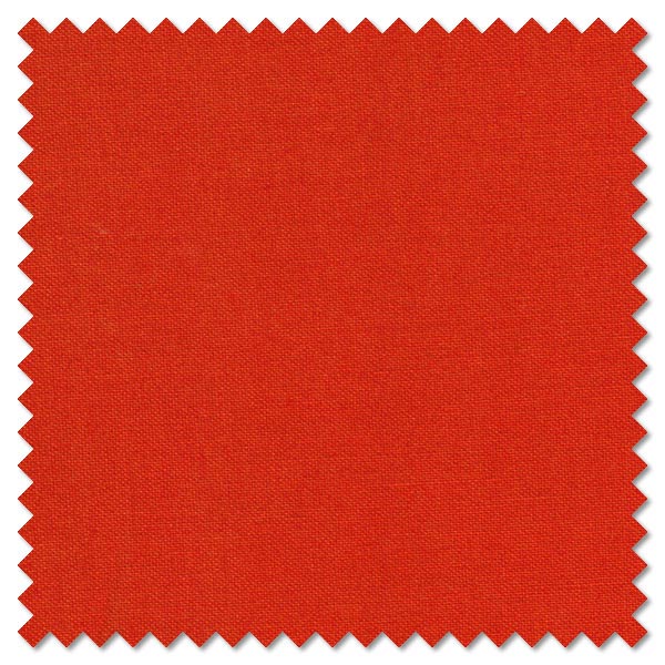 Plain bright orange cotton patchwork fabric