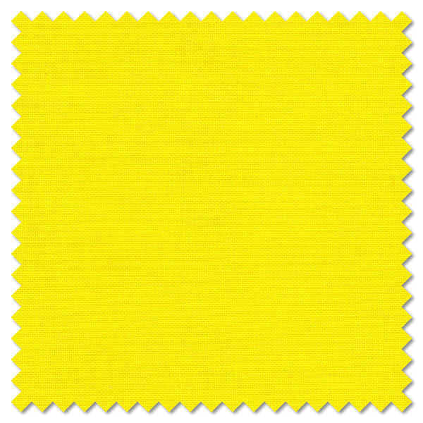 Plain yellow cotton patchwork fabric