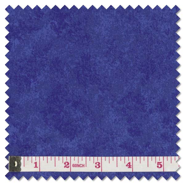 Makower Spraytime B07 cobalt blue patchwork fabric