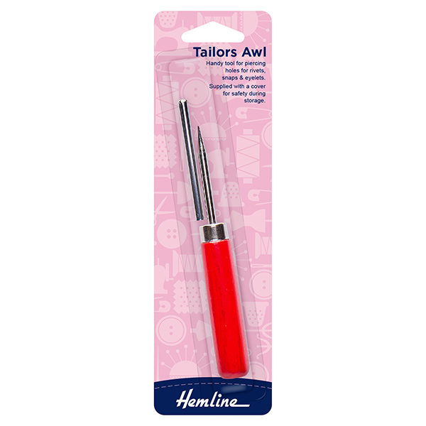 Tailors awl with saftey cover - Pelenna Patchworks