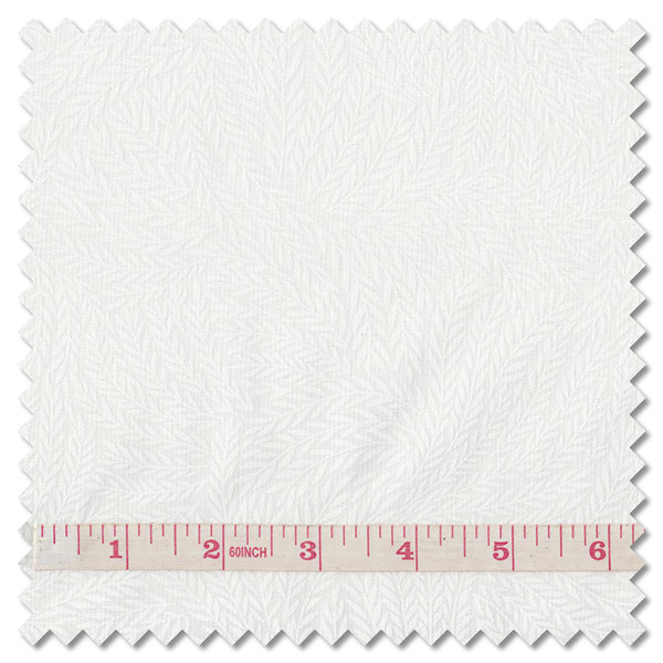 TT29-A leaf texture white on white - Lewis & Irene Tiny Tonals