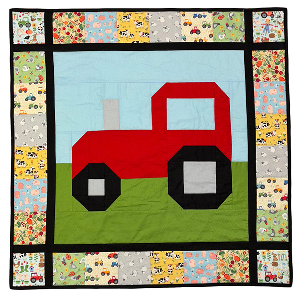 Tractor Quilt Block Pattern
