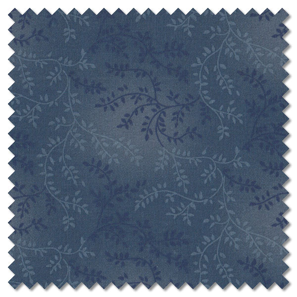 108in extra wide quilt backing fabric - tonal vineyard dark blue