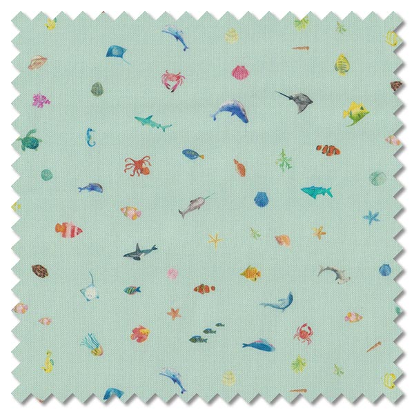 Wb050 Sea Treasures Seafoam Lewis And Irene Under The Sea