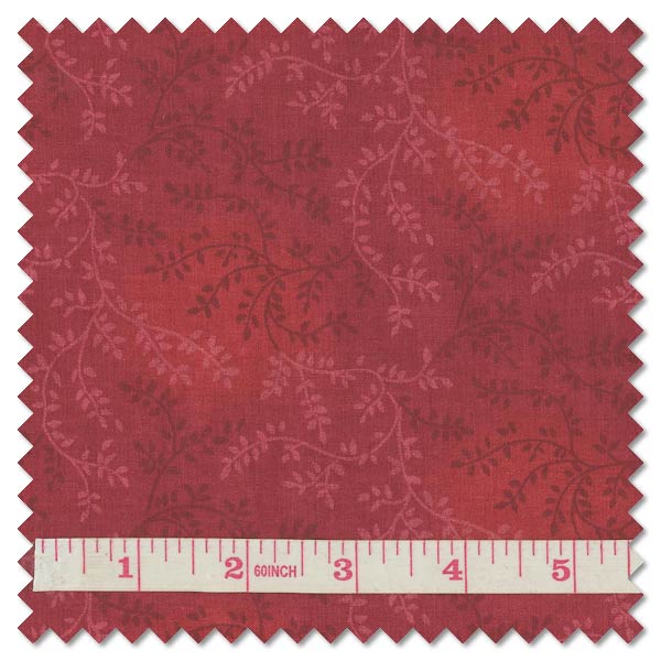 108 inch extra wide quilt backing fabric - tonal vineyard dark red