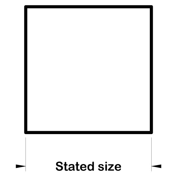 Plain white square fabric charm packs | Plain white fabric squares