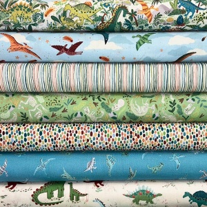 Makower Prehistoric quilt fabric - Pelenna Patchworks