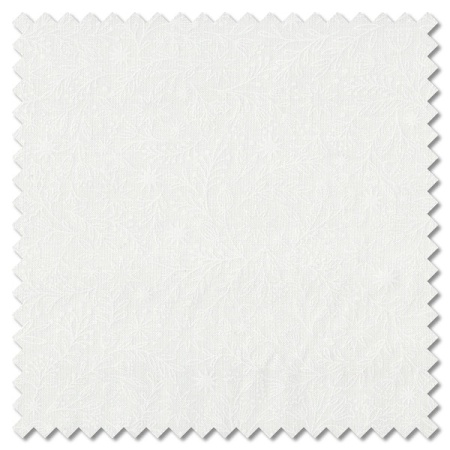 TT28-A star floral white on white - Lewis & Irene Tiny Tonals