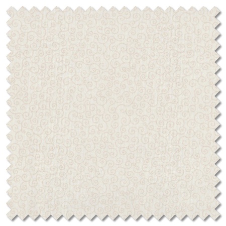 TT30-B breezy scroll cream on cream - Lewis & Irene Tiny Tonals